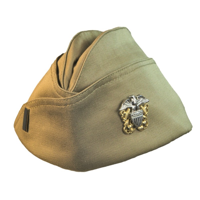 navy officer garrison cap device